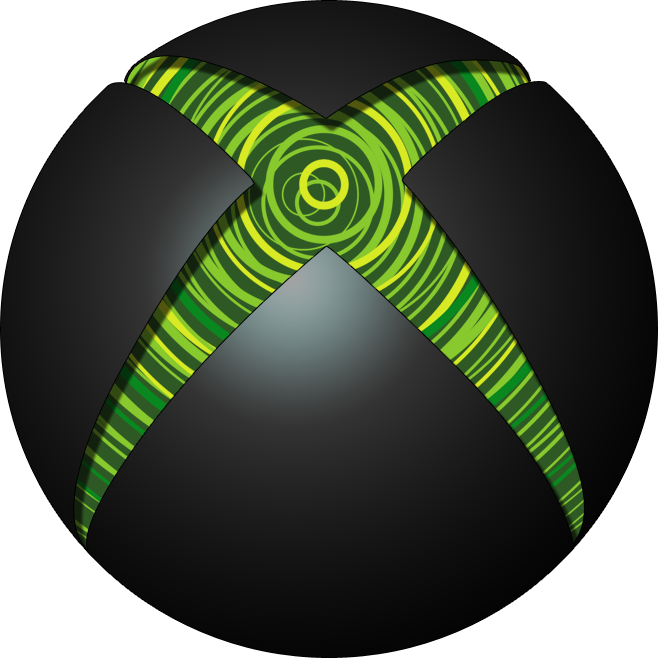 Black Xbox 360 Logo Png
