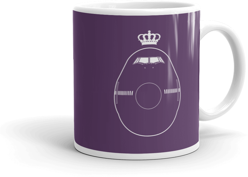 Download Boeing 747 Queen Of The Skies Crown Mug - Crown PNG Image with ...