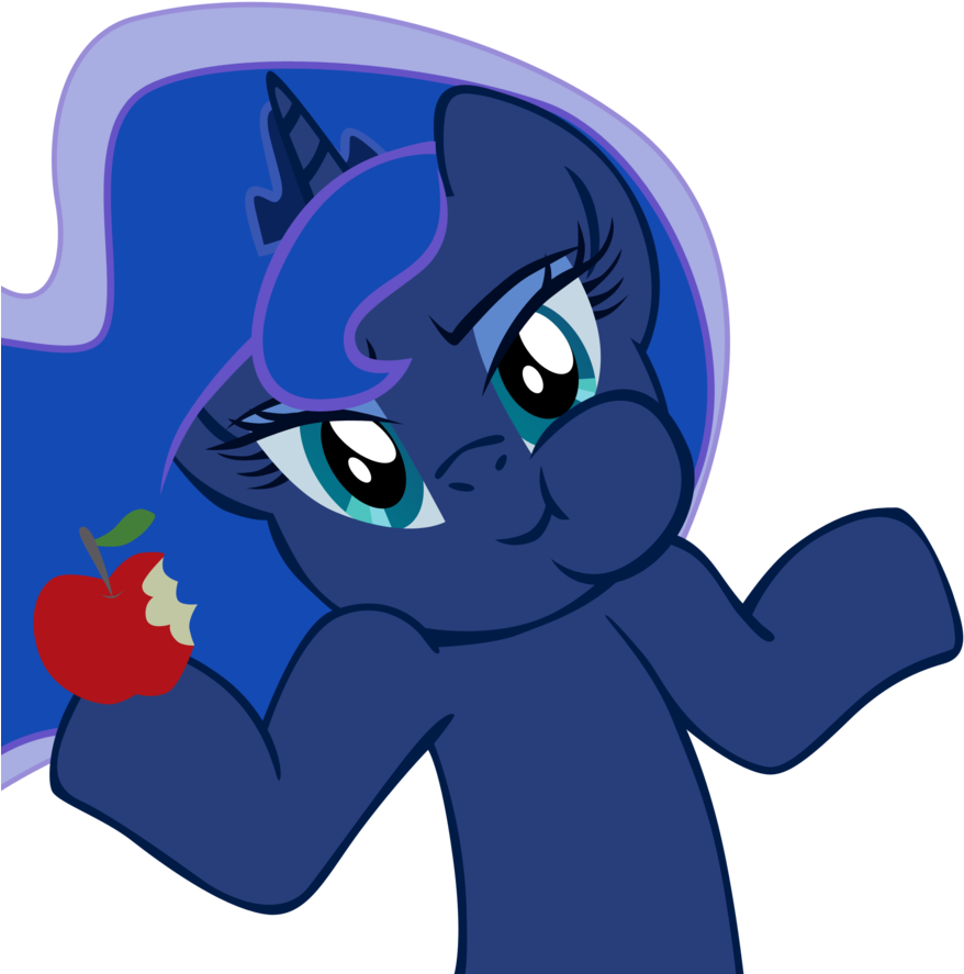 Download Before Editing - Princess Luna Shrug PNG Image with No ...
