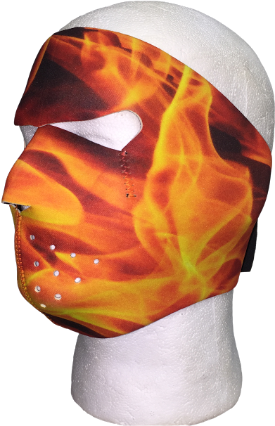 Download Flame Inferno Face Mask - J2masks Flame Inferno Full Face Mask ...