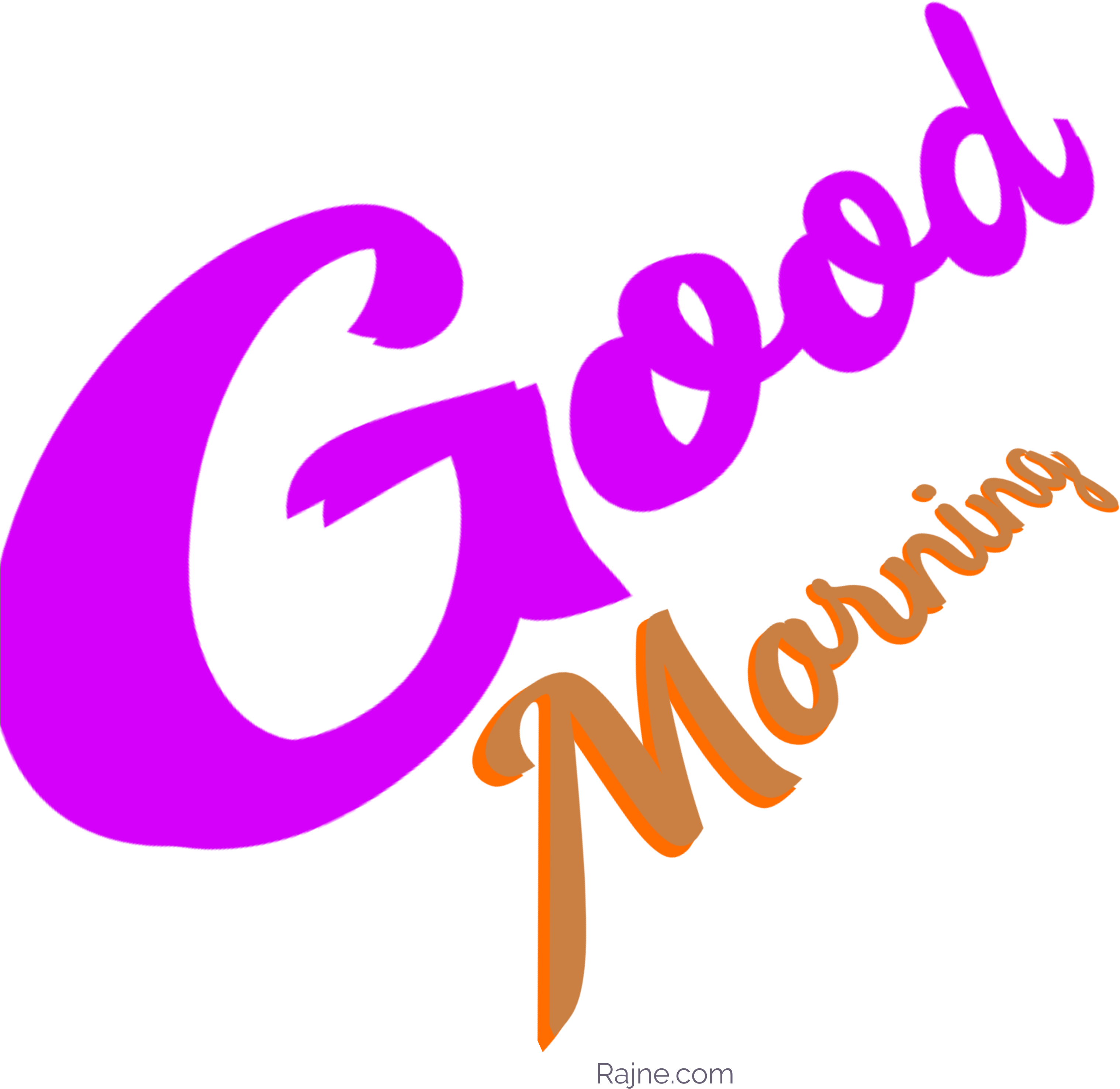 Good Morning Png Photo - Calligraphy - Free Transparent PNG Download ...