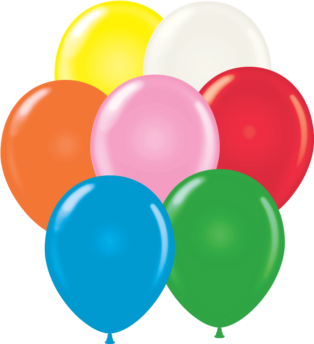 Download Standard Assortment - Small Balloons PNG Image with No ...