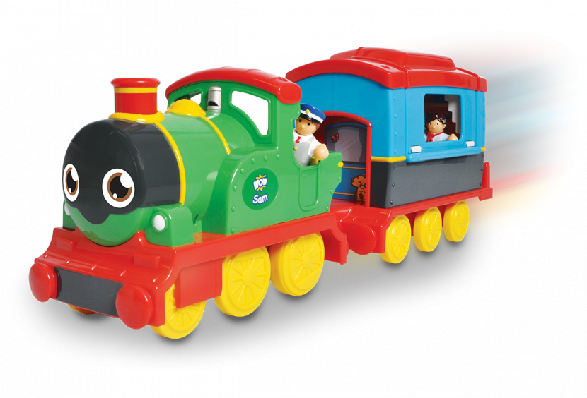 Download Wow Toys Sam The Steam Train - Wow Toy Sam The Steam Train PNG ...