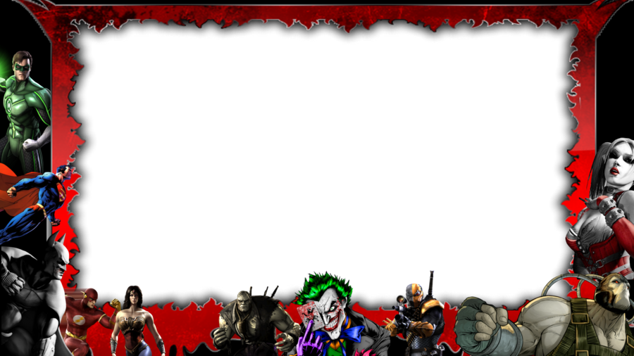 Comic Stream Overlay Clipart Batman Harley Quinn Joker - Twitch.tv ...