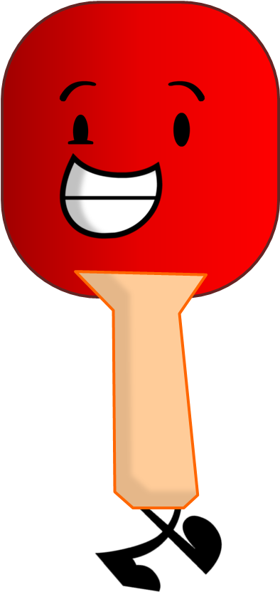Ping Pong Paddle - Bfdi Ping Pong Racket - Free Transparent PNG ...