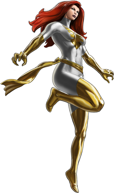 Download White Crown Phoenix Portrait Art - Jean Grey Marvel Avengers ...