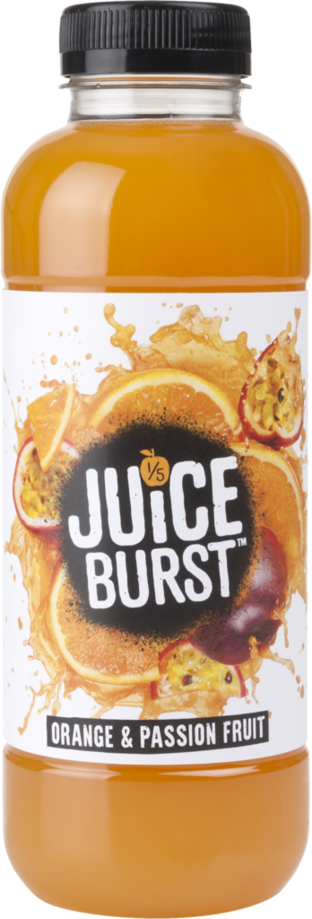 Download Orange & - Juice Burst Orange And Passion Fruit 500ml PNG ...
