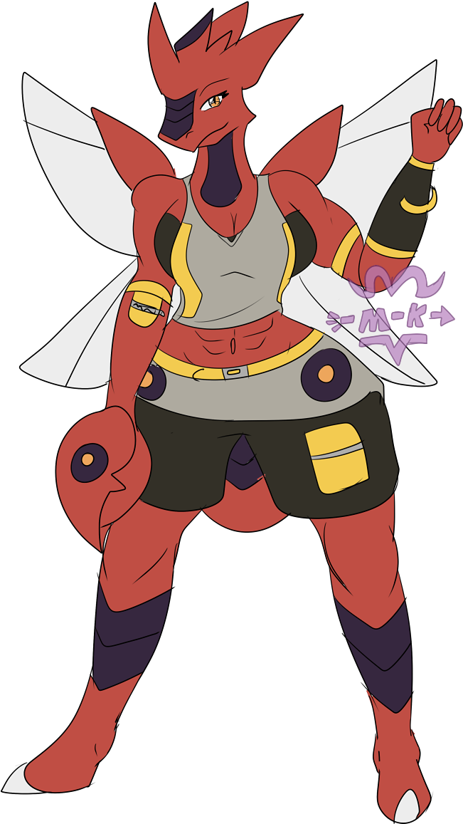 Download Carmen - Anthro Female Scizor PNG Image with No Background ...