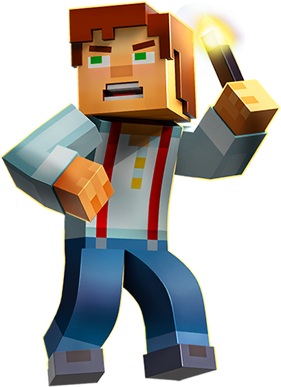 Download The Look For A Minecraft Character - Minecraft Story Mode Png ...