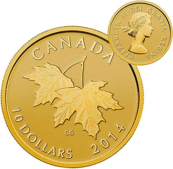 Download Canada 2014 Maple With Queen Elizabeth Ii Effigy From - Coin ...