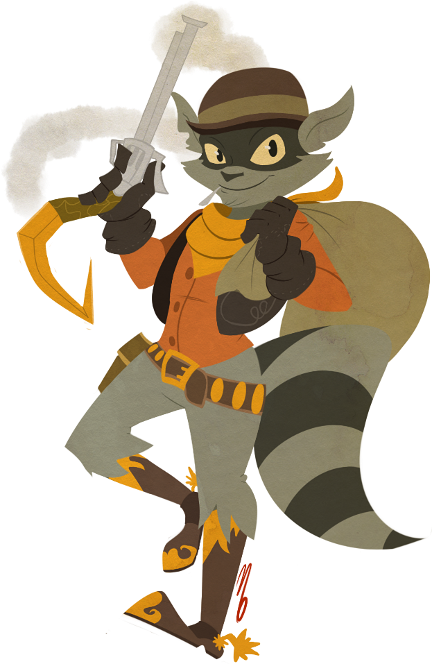 Download Sly Cooper - Cartoon PNG Image with No Background - PNGkey.com