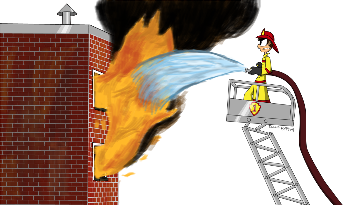 Download Fireman Joe Ladder By Luckytoon-man - Fireman Png Animated PNG ...