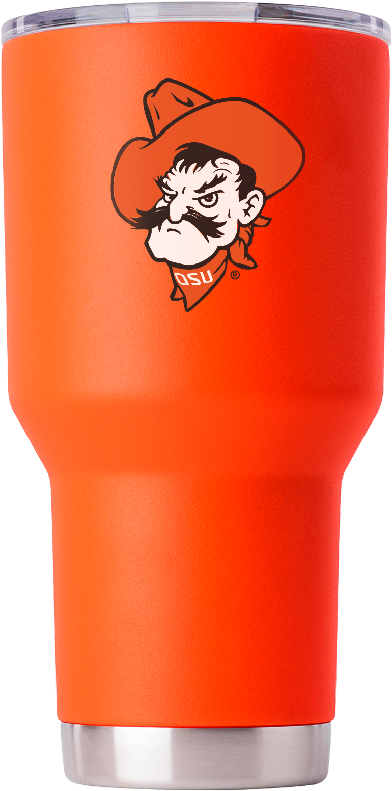 Download Osu Cowboy 30 Oz Orange Powder Coat Stainless Steel - Oklahoma ...
