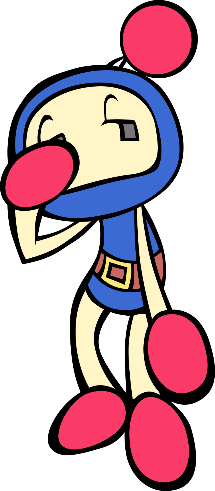 Download Blue Bomberman - Super Bomberman R Blue PNG Image with No ...