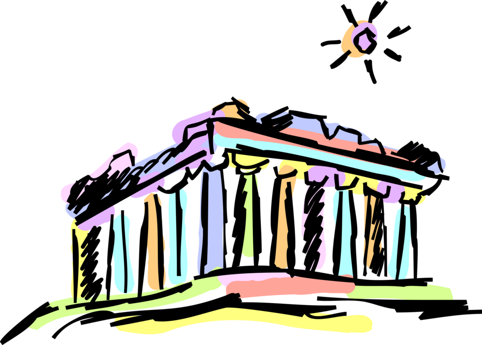Download 977 X 700 2 - Acropolis Cartoon PNG Image with No Background ...