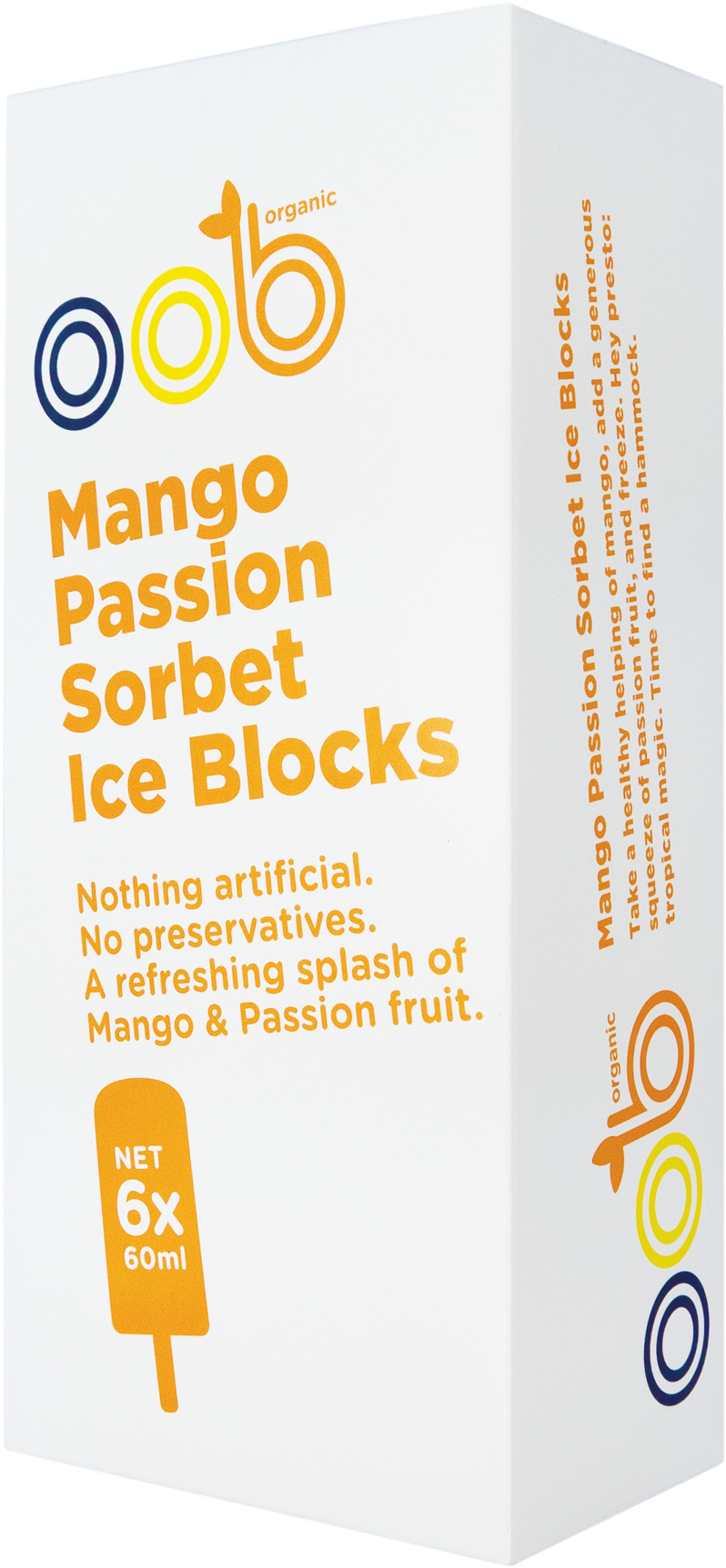 Mango Passion Ice Blocks Box - Free Transparent PNG Download - PNGkey