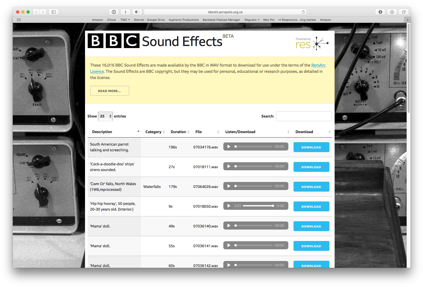Bbc Just Released 16,016 Sound Effects For Free - Bbc - Free ...