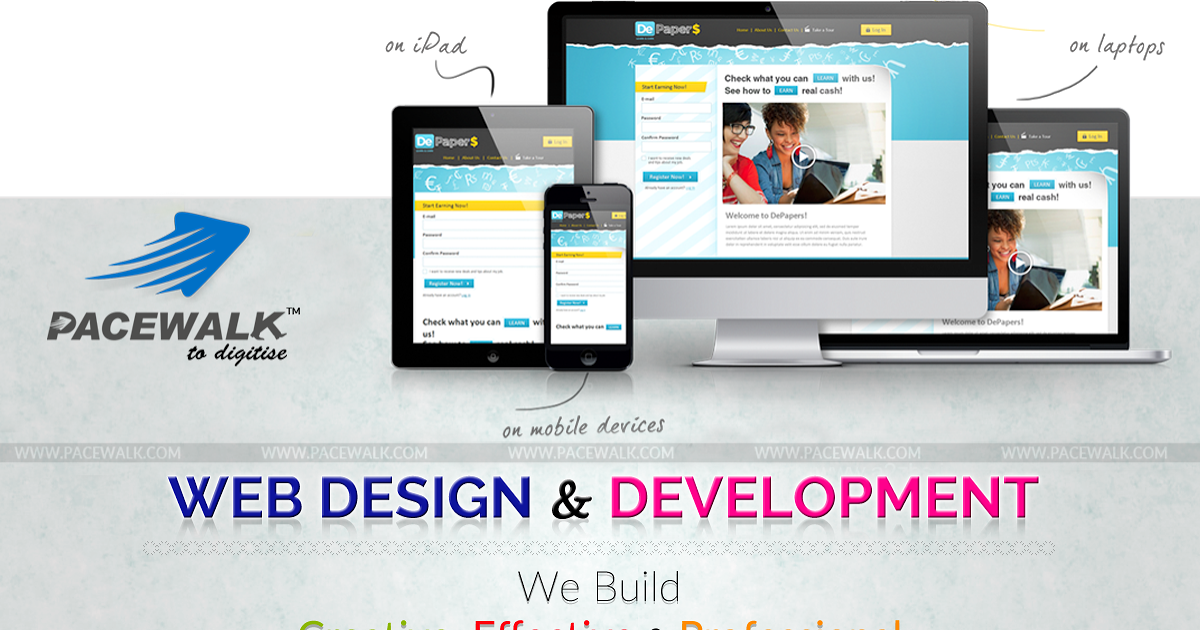 Download Website Design & Development Bathinda - Design PNG Image with ...