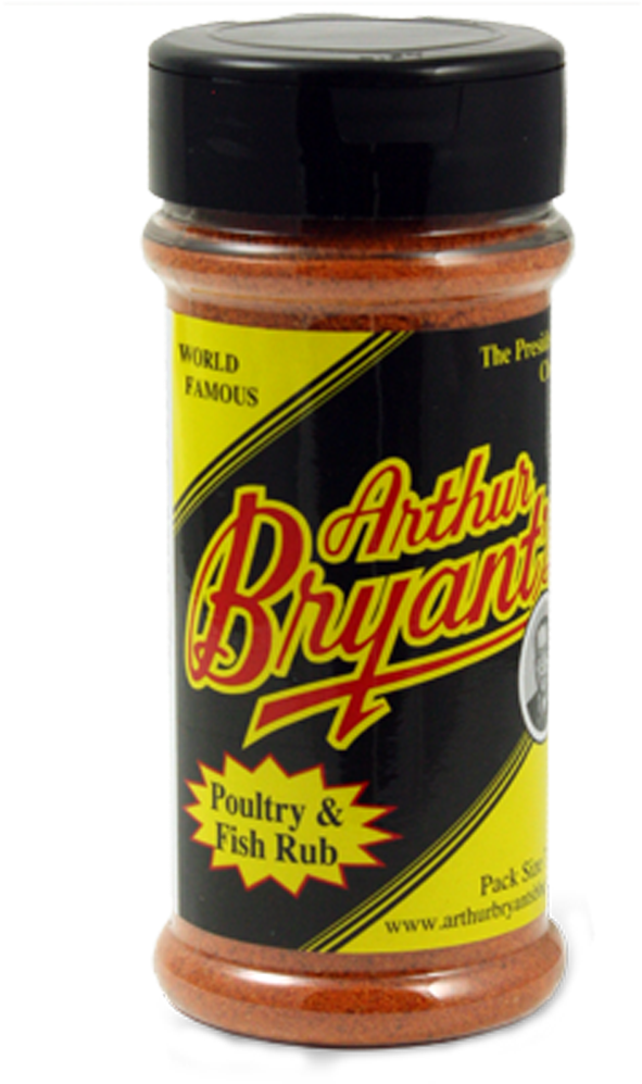 Download Arthur Bryant's Poultry & Fish Rub - Bottle PNG Image with No ...