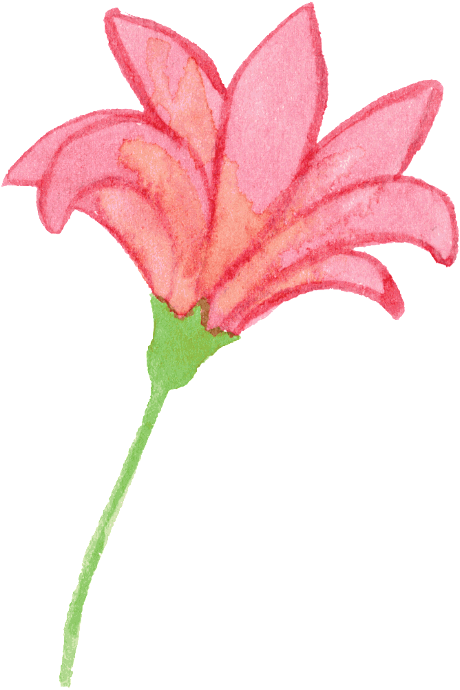 Download Red Edge Mosaic Cartoon - Watercolor Painting PNG Image with ...