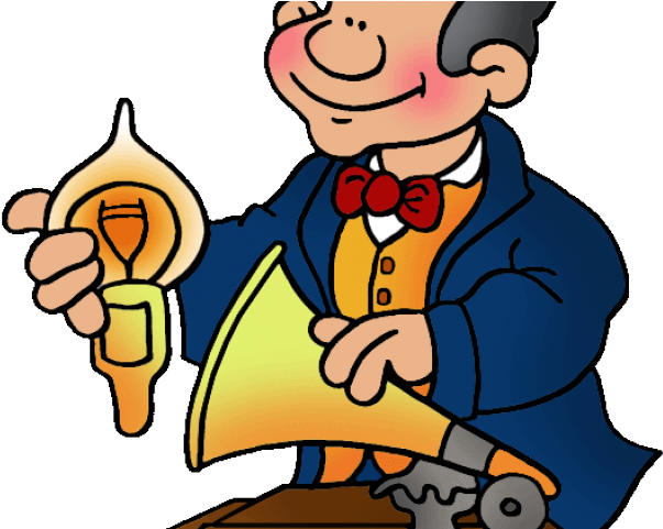 Cliparts Inventions - Thomas Alva Edison Clip Art - Free Transparent ...