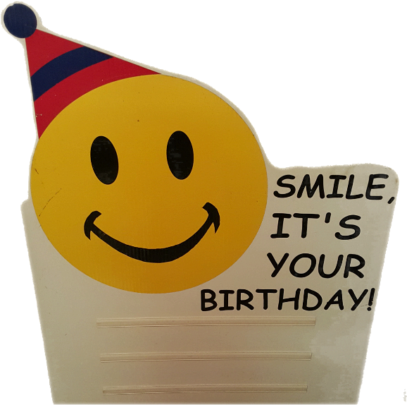 Birthday Smiley Add A Mixture Of Smiles, Stars, Or - Smiley - Free ...