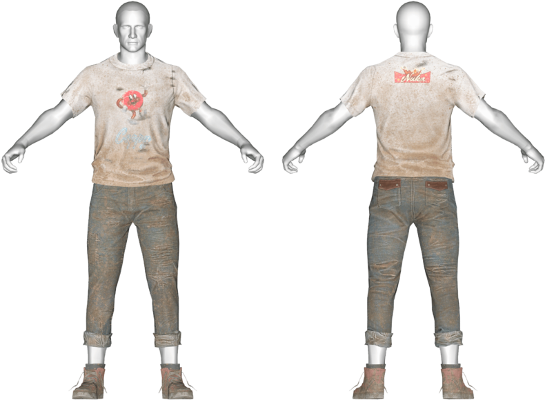Download Cappy Shirt & Jeans - Male PNG Image with No Background ...