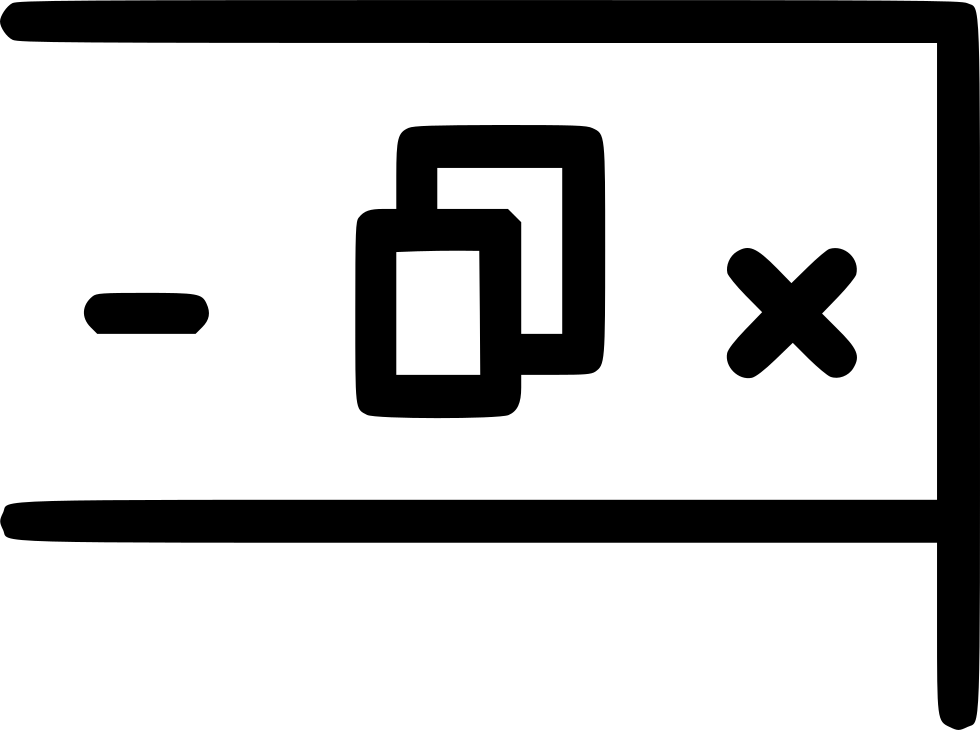 Download Png File Svg - Minimize And Maximize Icons PNG Image with No ...