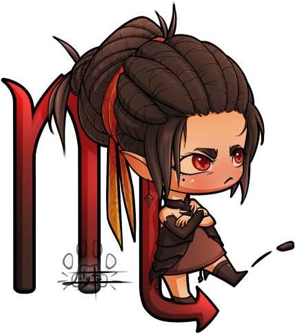 Download 600 X 750 5 - Chibi Scorpio PNG Image with No Background ...