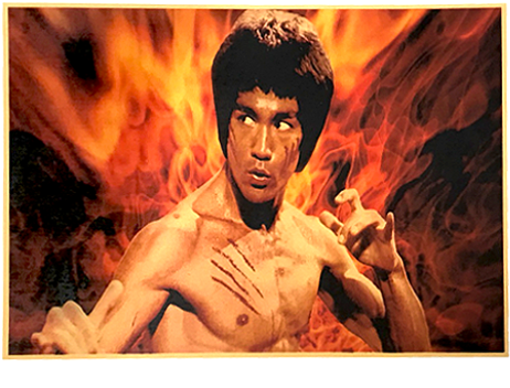 S1 Bruce Lee Poster On Kraft - Bruce Lee - Free Transparent PNG ...