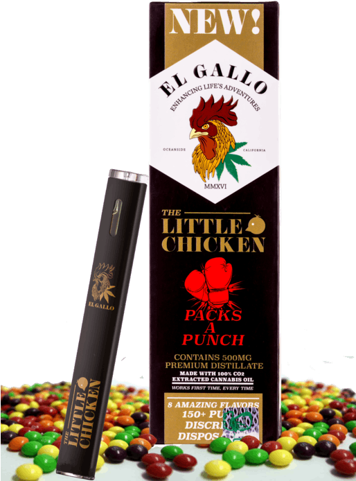 Little Chicken Disposable 500mg - El Gallo Little Chicken Vape Thc ...