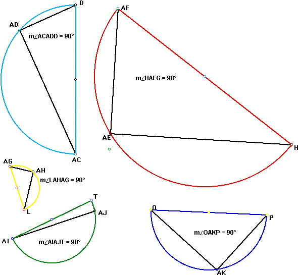 Download Semi Circle - Pythagoras Theorem With Semicircles PNG Image with No Background - PNGkey.com