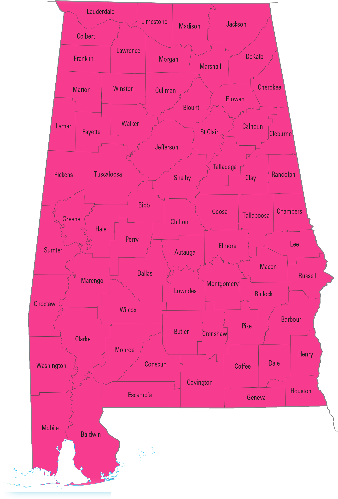 Download Alabama - Alabama Map Vector PNG Image with No Background ...
