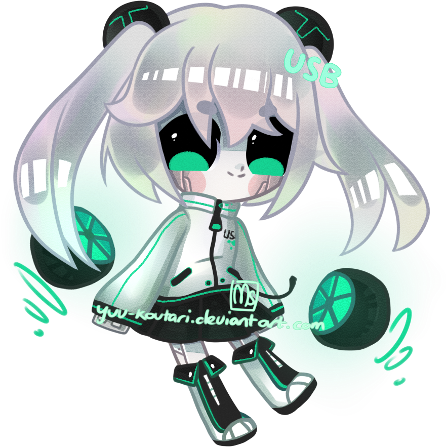 Download Usb Chan By Yuu Koutari-da1ck85 - Usb Chan PNG Image with No ...