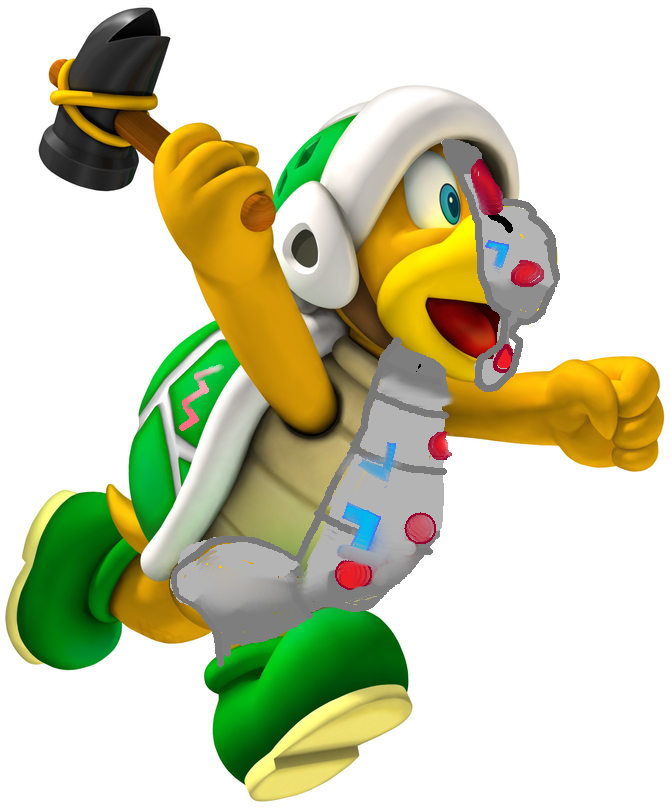 Download Cyborg Clipart Super Friends - Super Mario Cyborg Bro PNG ...