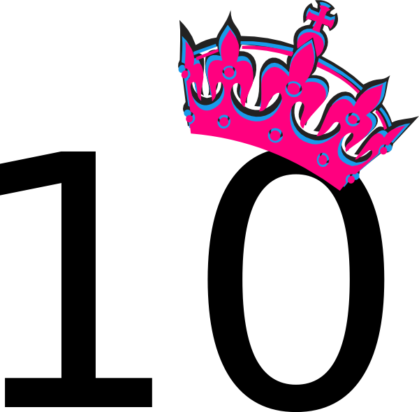 Download Number 10 Pink PNG Image with No Background - PNGkey.com