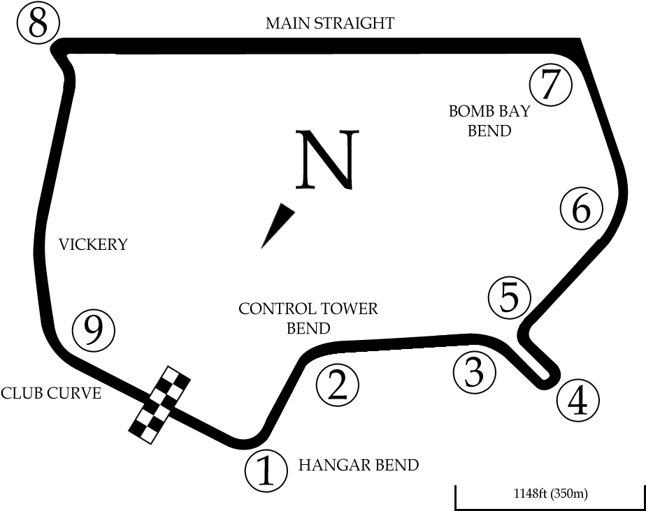 Download Wigram Airfield Circuit Map - Wigram Race Track PNG Image with ...