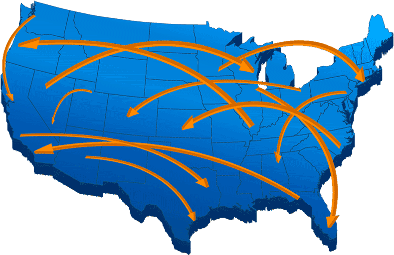 Download Long Distance Moving Map - Choropleth Map Trump Vs Hillary PNG ...