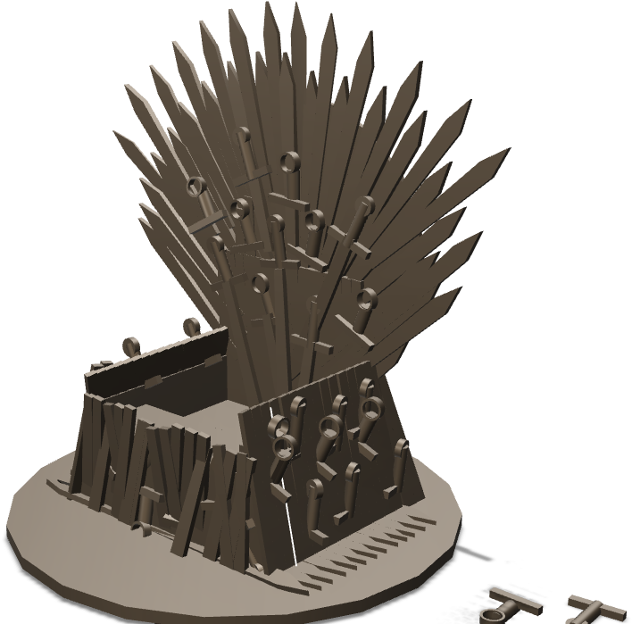 Mobile's Iron Throne - Scale Model - Free Transparent PNG Download - PNGkey