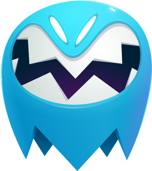 Download Blue Ghost Evil - Emblem PNG Image with No Background - PNGkey.com