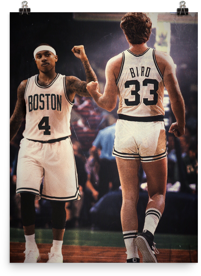 Download Legend In The Making Boston Poster - Larry Bird PNG Image with ...