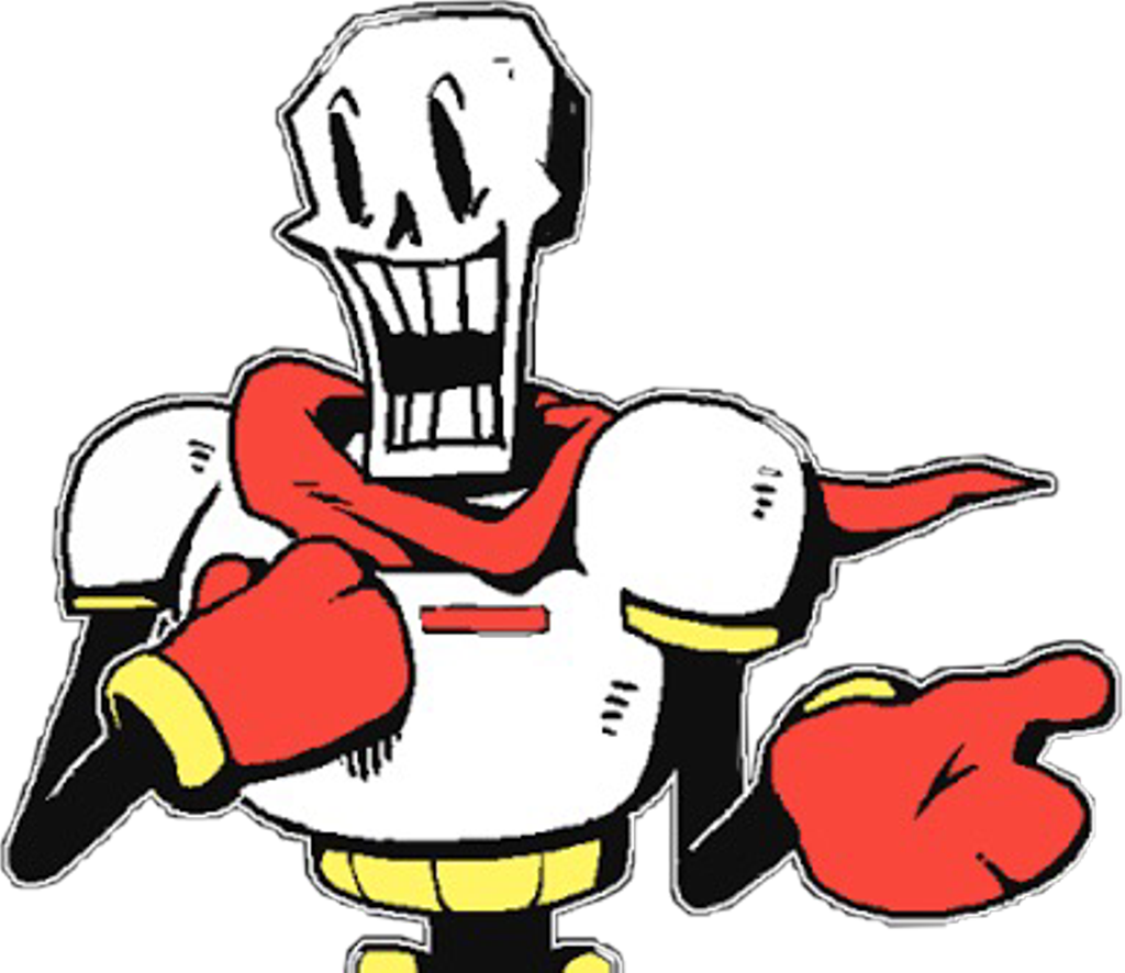 Papyrus Sticker - Bonetrousle Papyrus - Free Transparent PNG Download ...