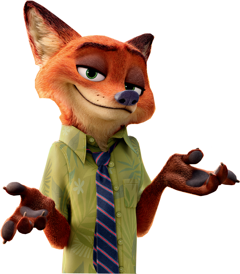 Fox - Nick Wilde Zootopia Fox - Free Transparent PNG Download - PNGkey