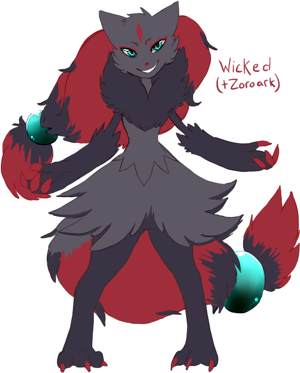 Download Braixen Variants - Zoroark Braixen Fusion PNG Image with No ...