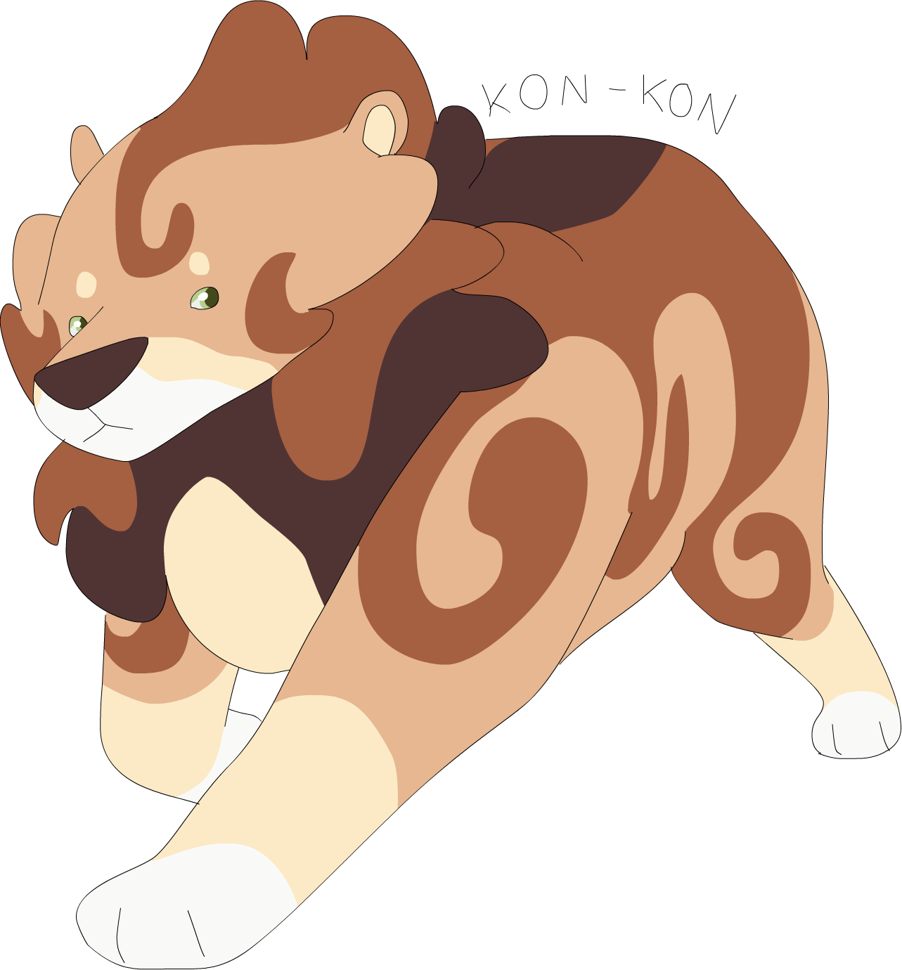 Download Kon-kon's - Cartoon PNG Image with No Background - PNGkey.com