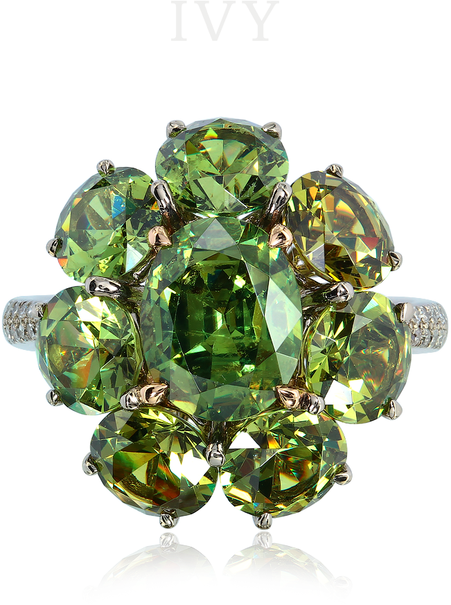 Download Demantoid Ring - Crystal PNG Image with No Background - PNGkey.com