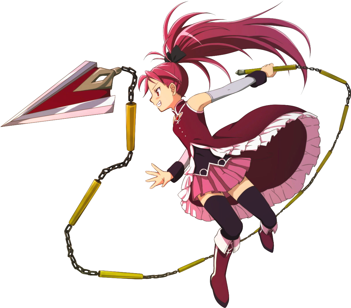 Download Danbooru - Puella Magi Madoka Magica God Kyoko PNG Image with ...