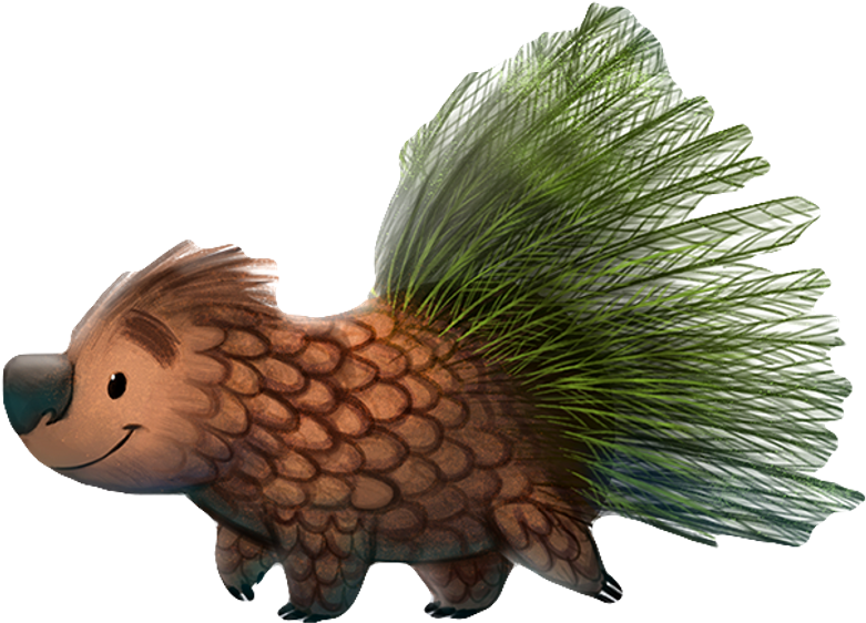 Download Schedgehog Sticker - New World Porcupine PNG Image with No ...