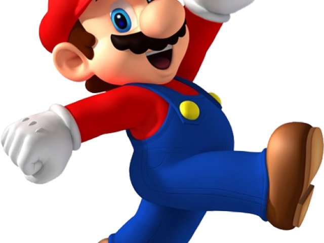 Mario Bros Clipart Super Jump - Mario Party 8 Mario Voice - Free ...