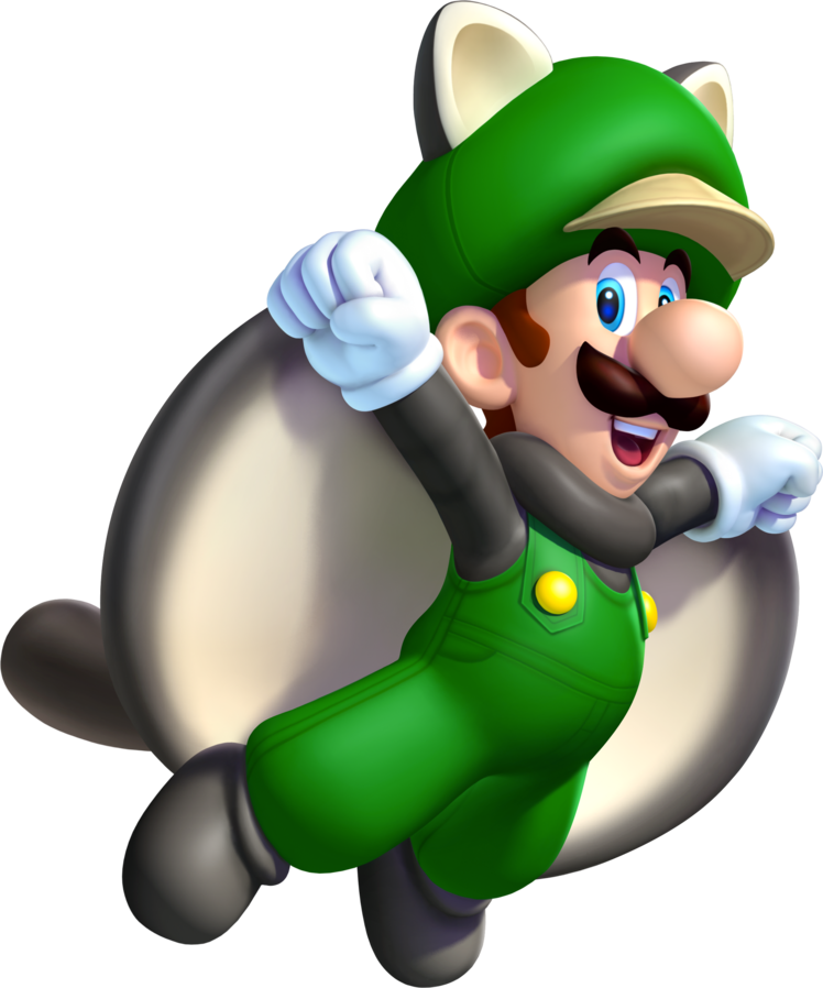 Download Flying Squirrel Luigi - New Super Mario Bros U Flying Squirrel ...